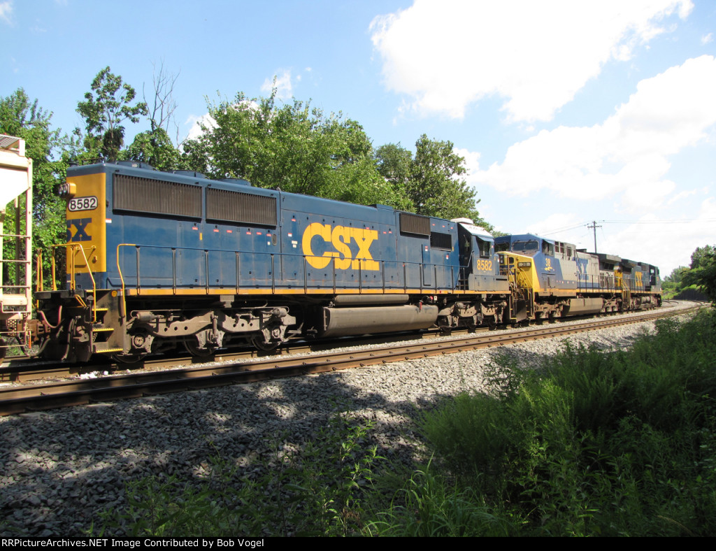 CSX 8582 and 38